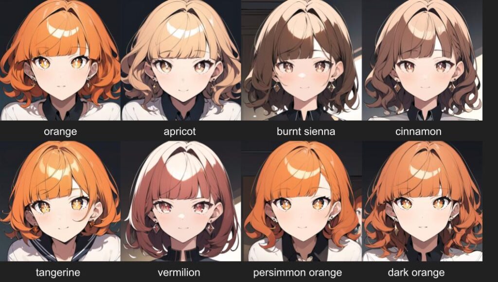 色のプロンプト・カラーサンプル集（Stable Diffusion Web UI、にじジャーニー） | 生成AI入門速報