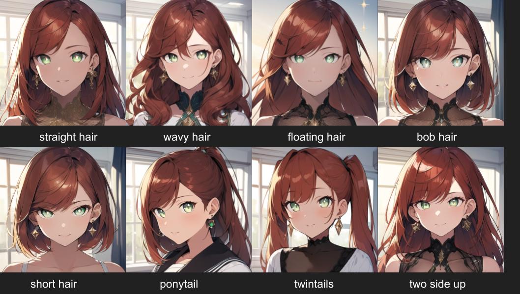 髪型に関するプロンプトまとめ（Stable Diffusion Web UI、にじジャーニー） | AI超入門部
